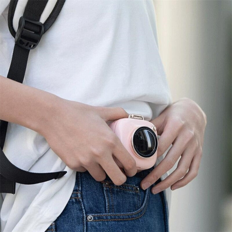 Kawaii Mini Camera Neck Fan – BlossomMemento