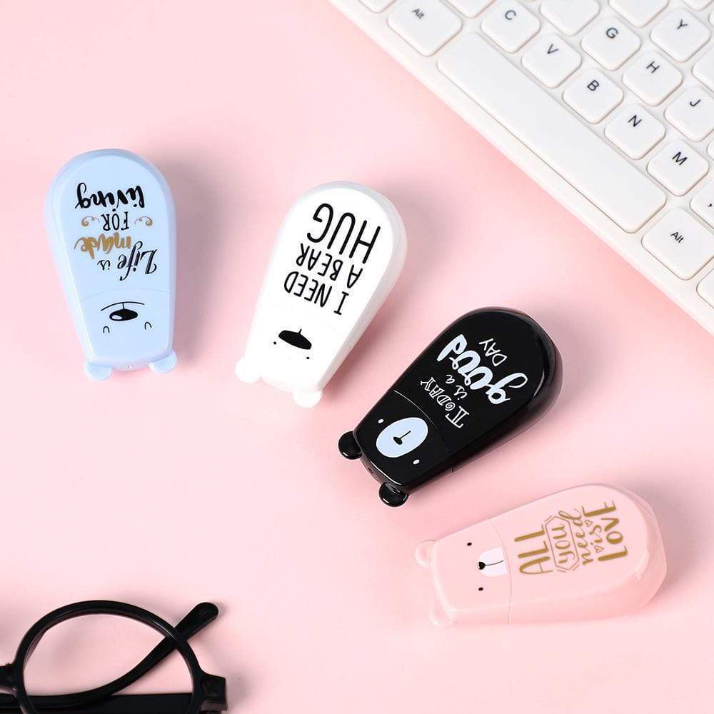 Kawaii Bear Correction Tape – BlossomMemento